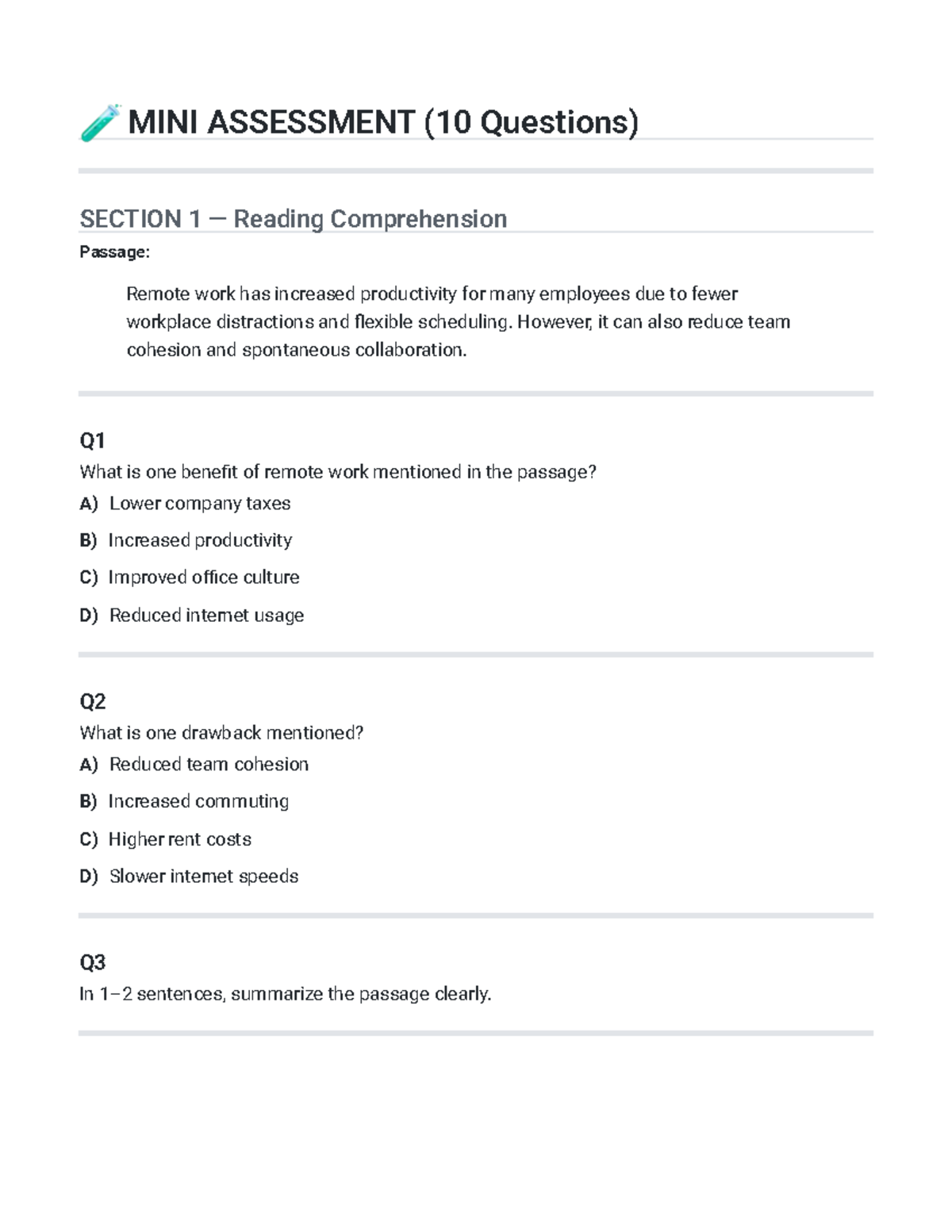 DA-Practice Assessments: Mini Assessment & Core Simulation Guide - Studocu