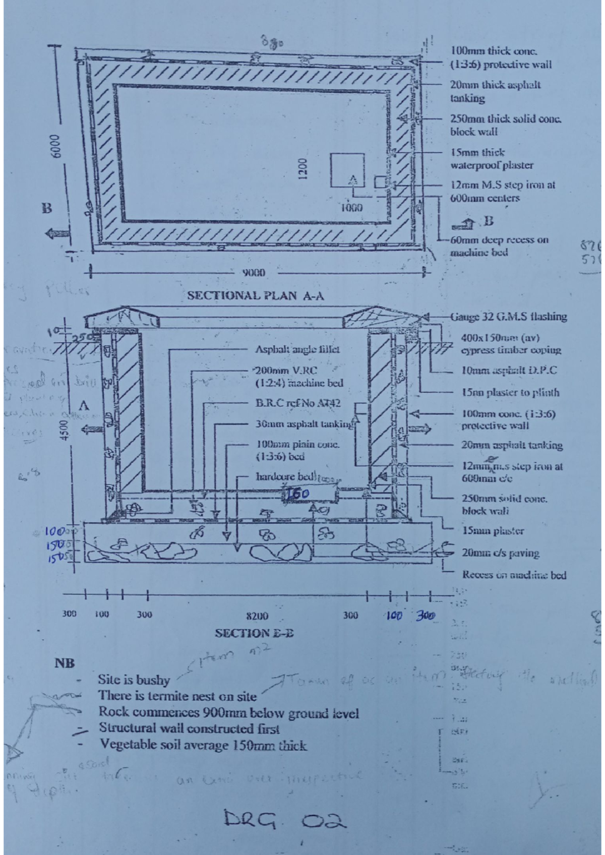 3GO 100mm Thick Concrete Protective Wall & Site Preparation Notes - Studocu