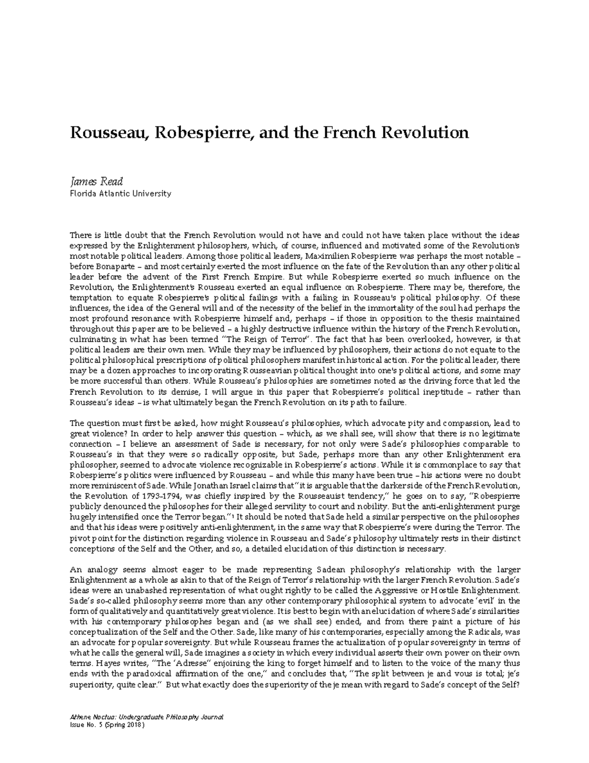 Rousseau Robespierre And The French Revolution A Philosophical