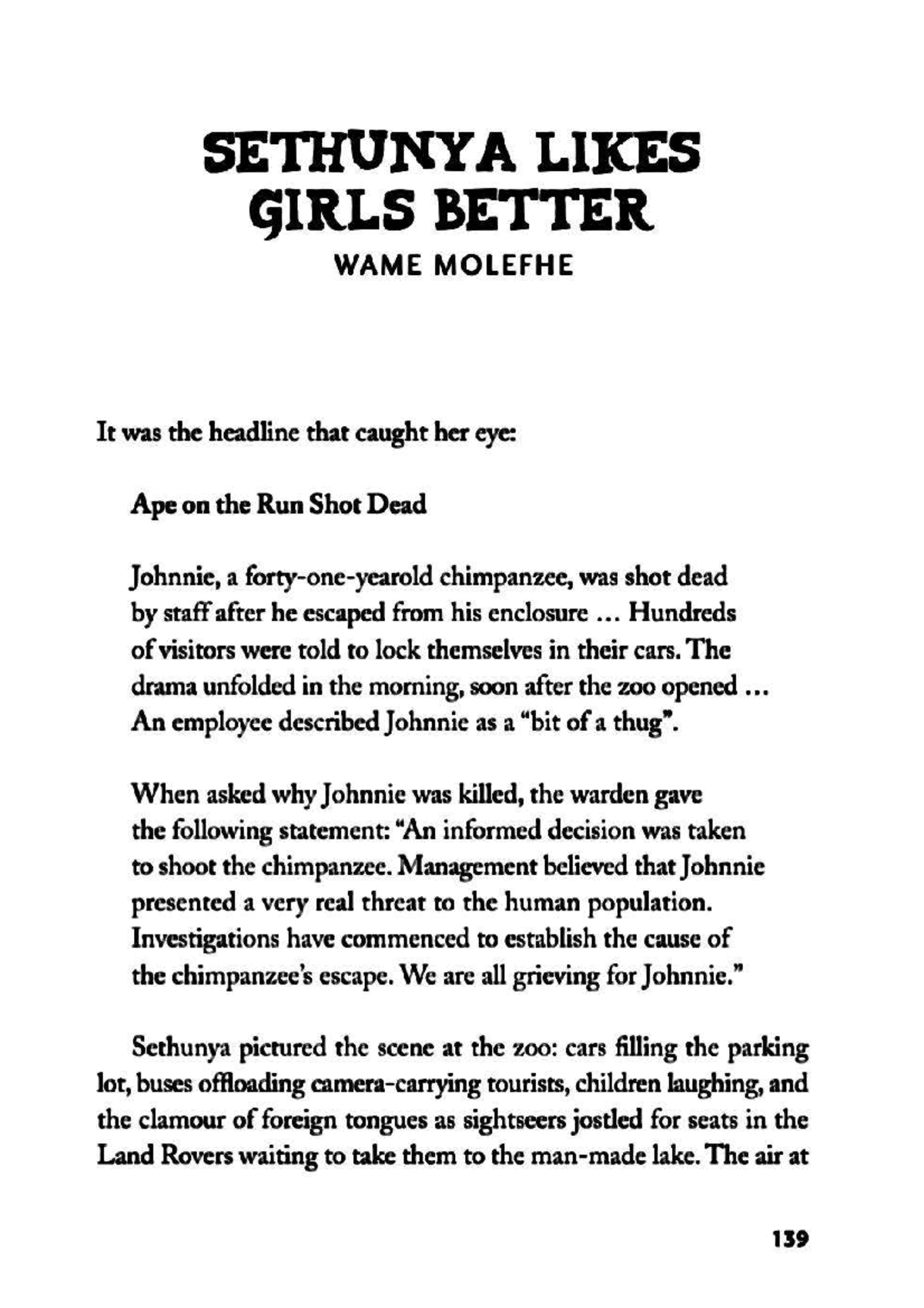 SETHUNYA LIKES GIRLS BETTER: A Reflection on Identity and Society - Studocu