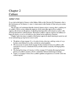 Chapter 1 - Chapter 1 Sociology: Perspective, Theory, and Method Author ...