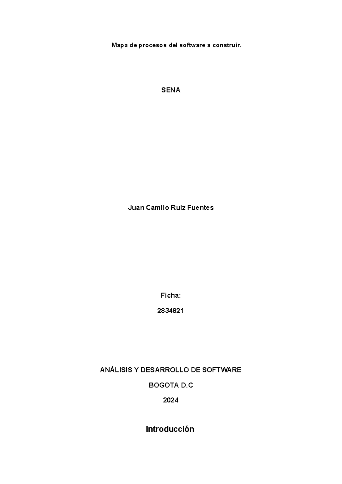 Mapa de Procesos para Software de Compra y Devolución - ADS 2834821 ...