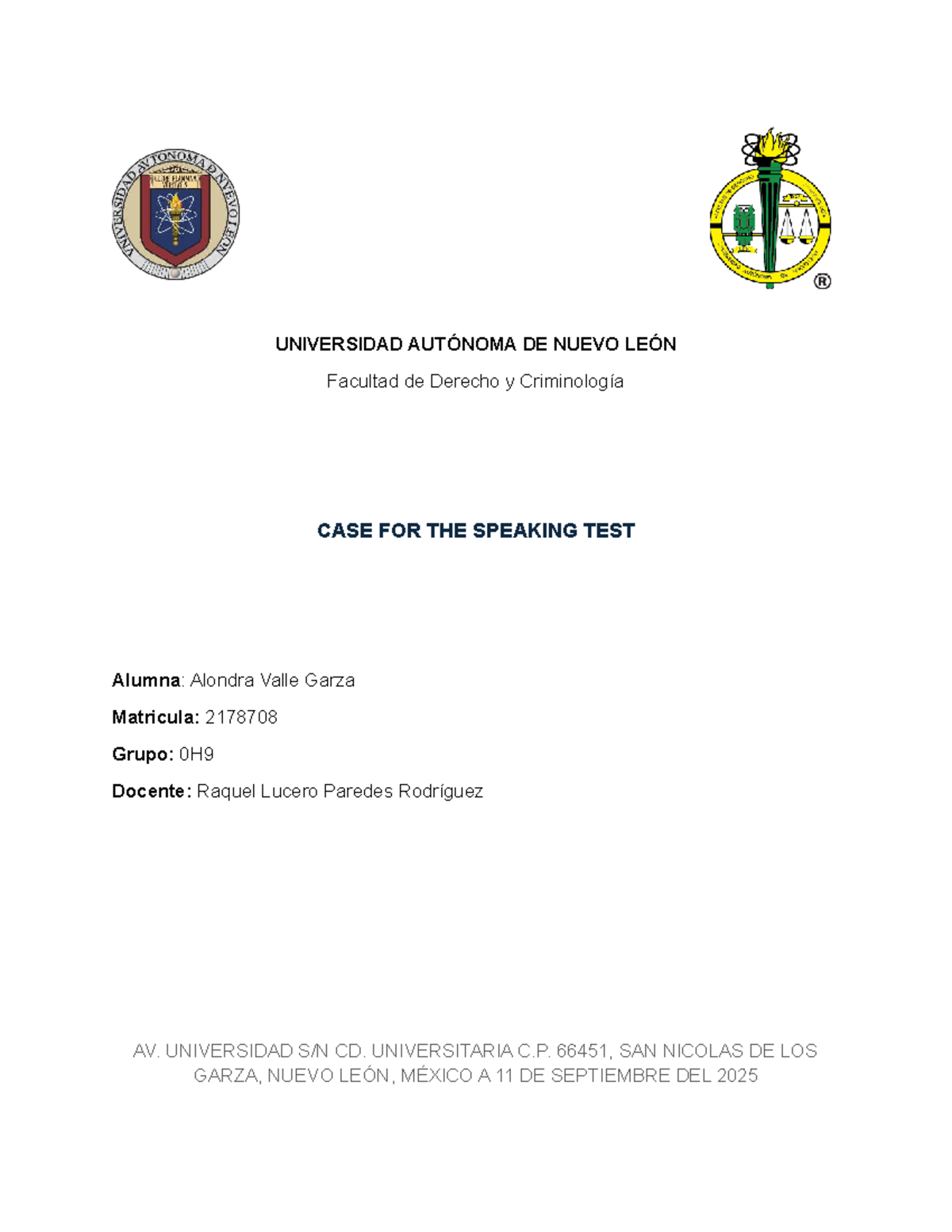 UANL FDyC TED Bundy Criminal Law Case Study - Studocu