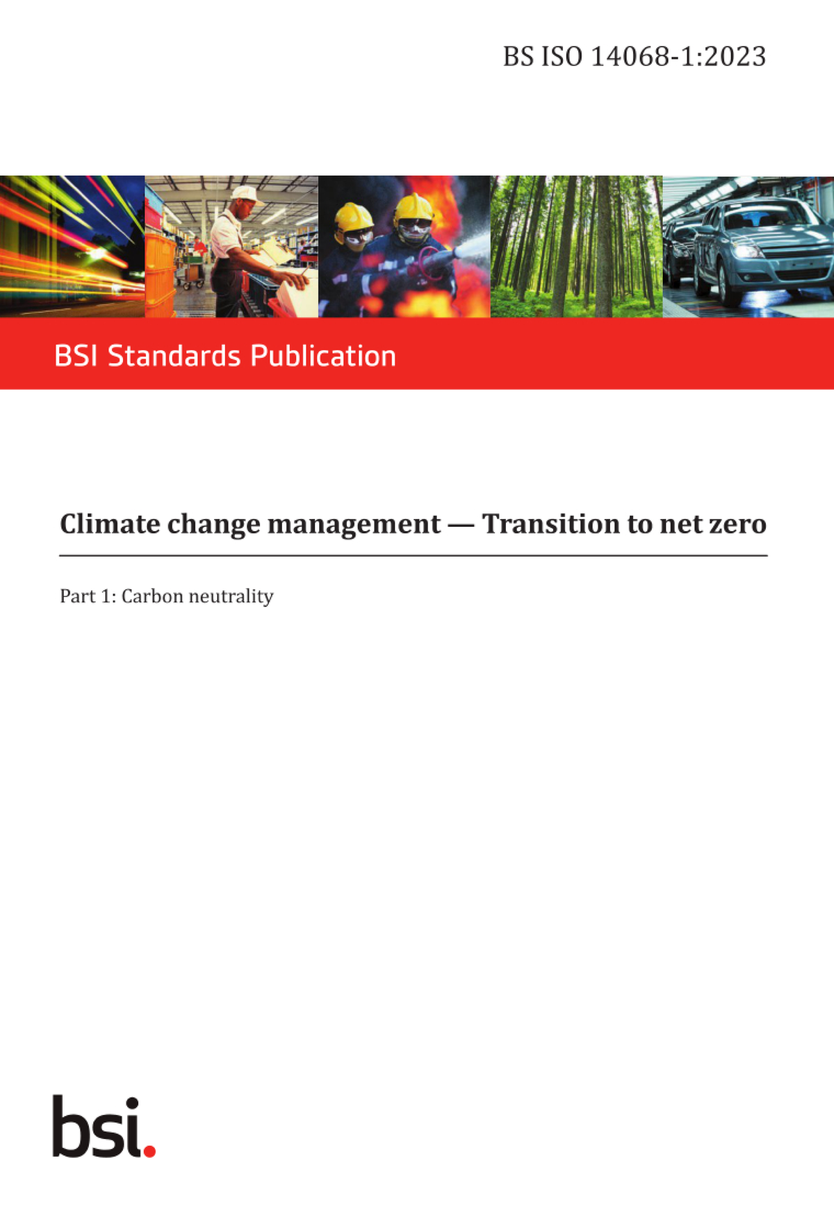 Norma ISO 14068-1 V2023 - BS ISO BSI Standards Publication Climate ...