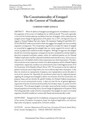 Rescission - APPLICATION FOR RESCISSION GENERAL PRINCIPLES In the High ...