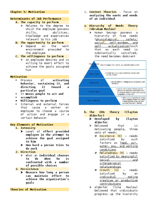 Elective 1 - LESSON 1 THE FIELD OF ORGANIZATIONAL BEHAVIOR ELECTIVE 1 A ...