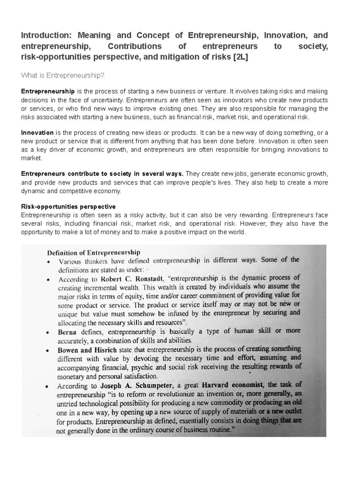Entrepreneurship & Project Management Overview [PJM101] - Studocu