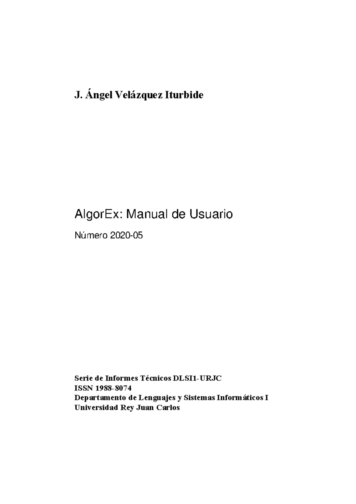 Guía del Usuario para AlgorEx: Sistema Educativo de Algoritmos DLSI1 ...