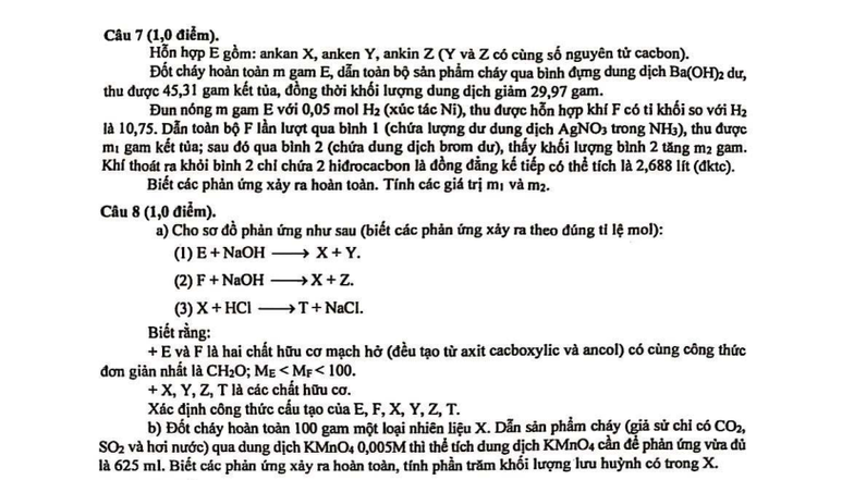 Ciu 7-10: Phân Tích Hóa Học và Tính Toán Sản Phẩm Chất 1a - Studocu