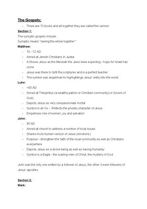 Aspects of Religion - 9 ASPECTS OF RELIGION Beliefs Beliefs are ideas ...