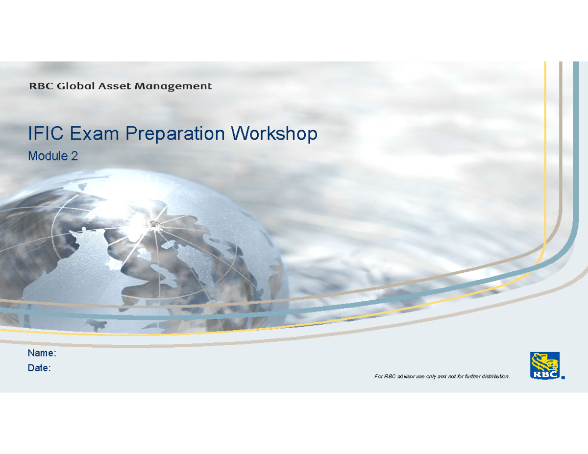 IFIC Module 2 - Handout - notes - Module 2 IFIC Exam Preparation ...