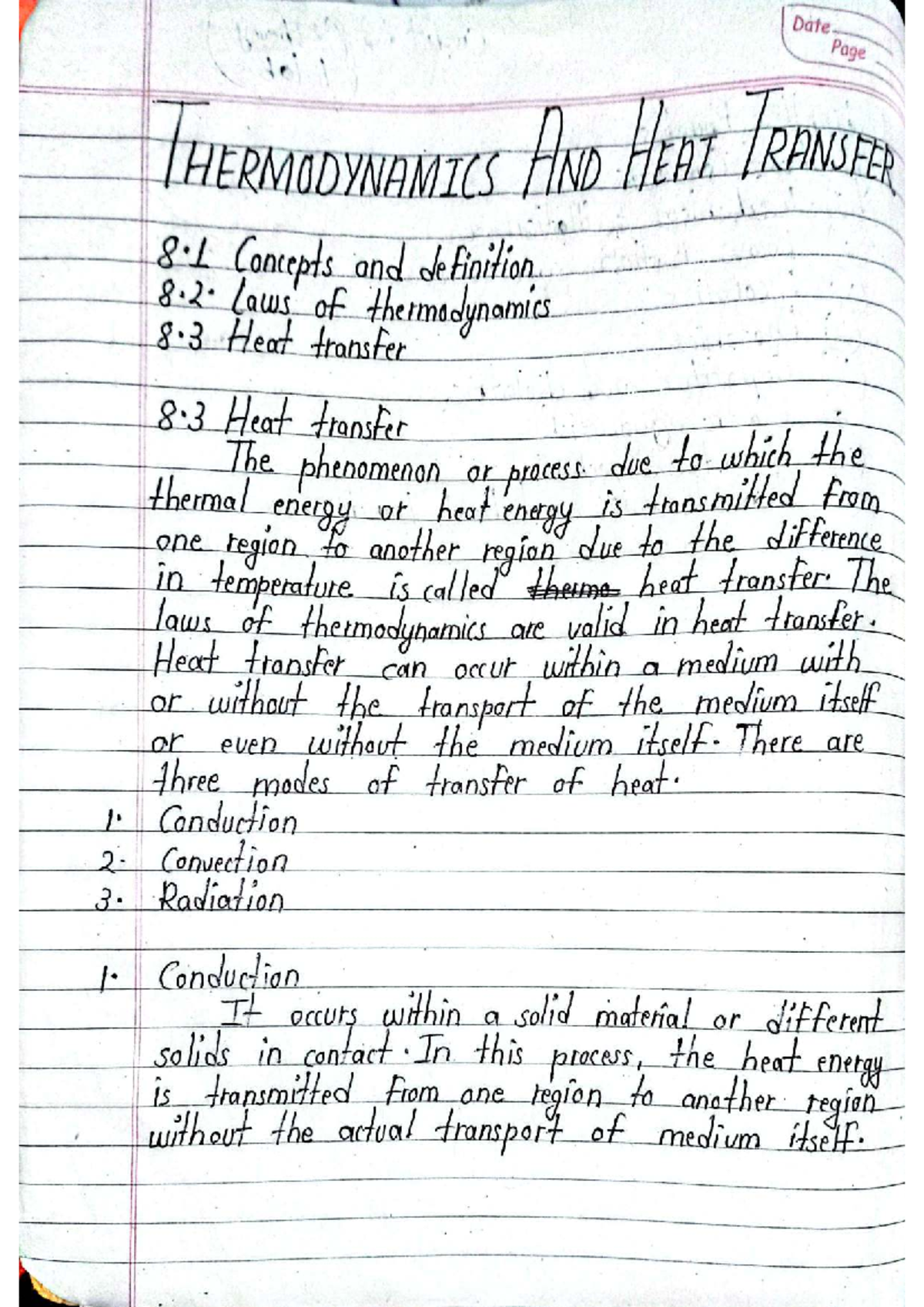 AP Chapter 8 - Heat Transfer and Thermodynamics Concepts - Studocu