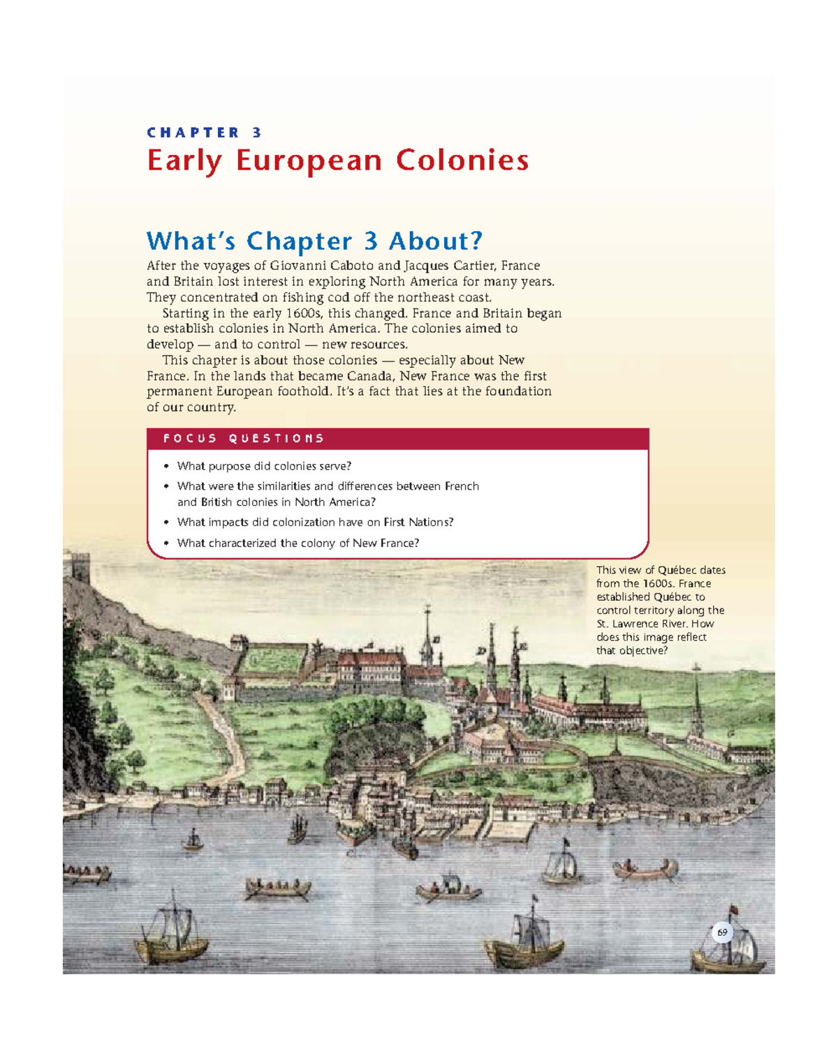 Ch 3: Early European Colonies - French & British Perspectives - Studocu