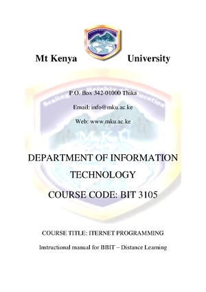 Computer KCSE PAST Papers Papers - PAST PAPERS COMPUTER STUDIES PAPER 1 ...