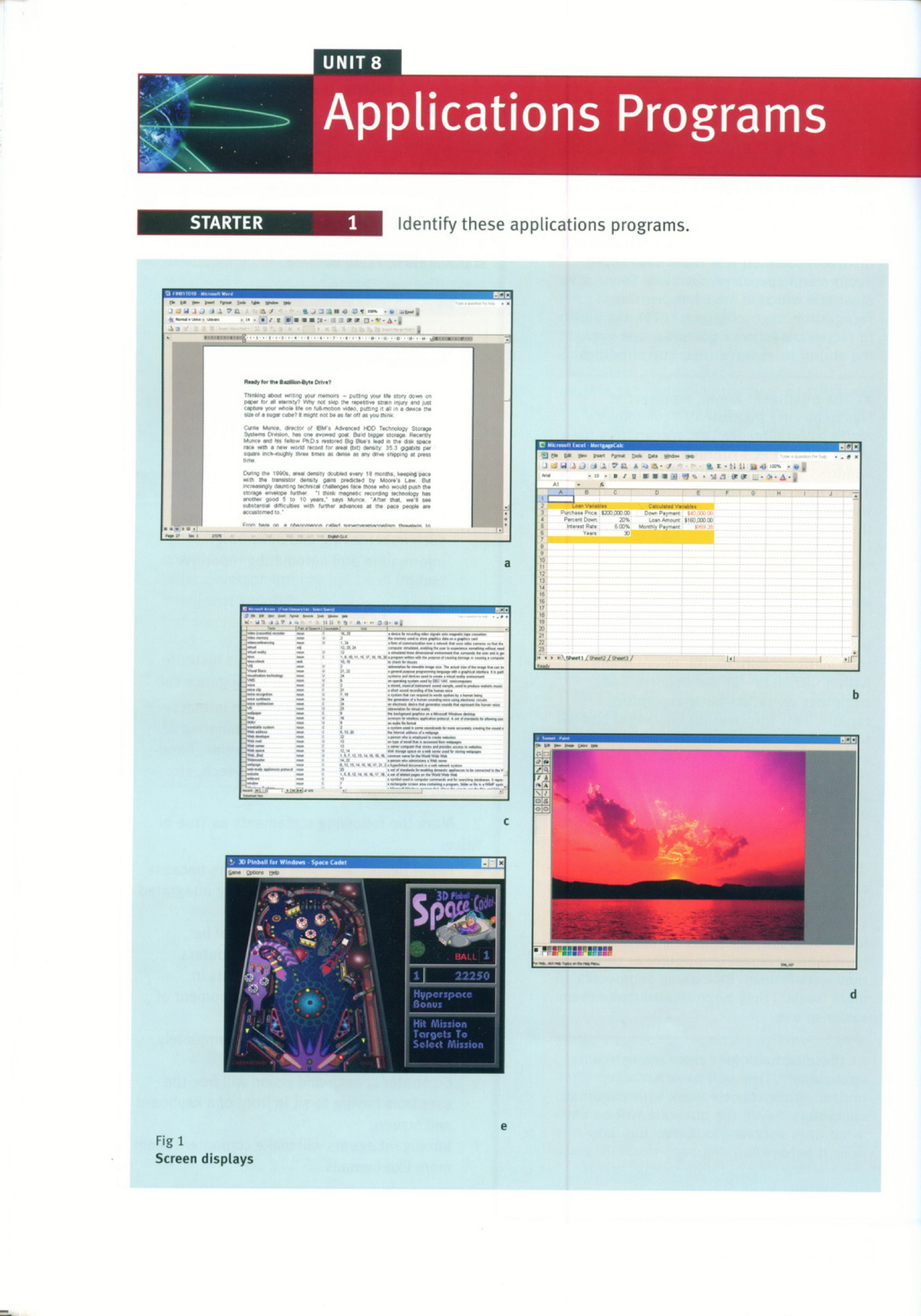 Unit 8 - Applications Programs Overview and Usage in Medical Settings - Studocu