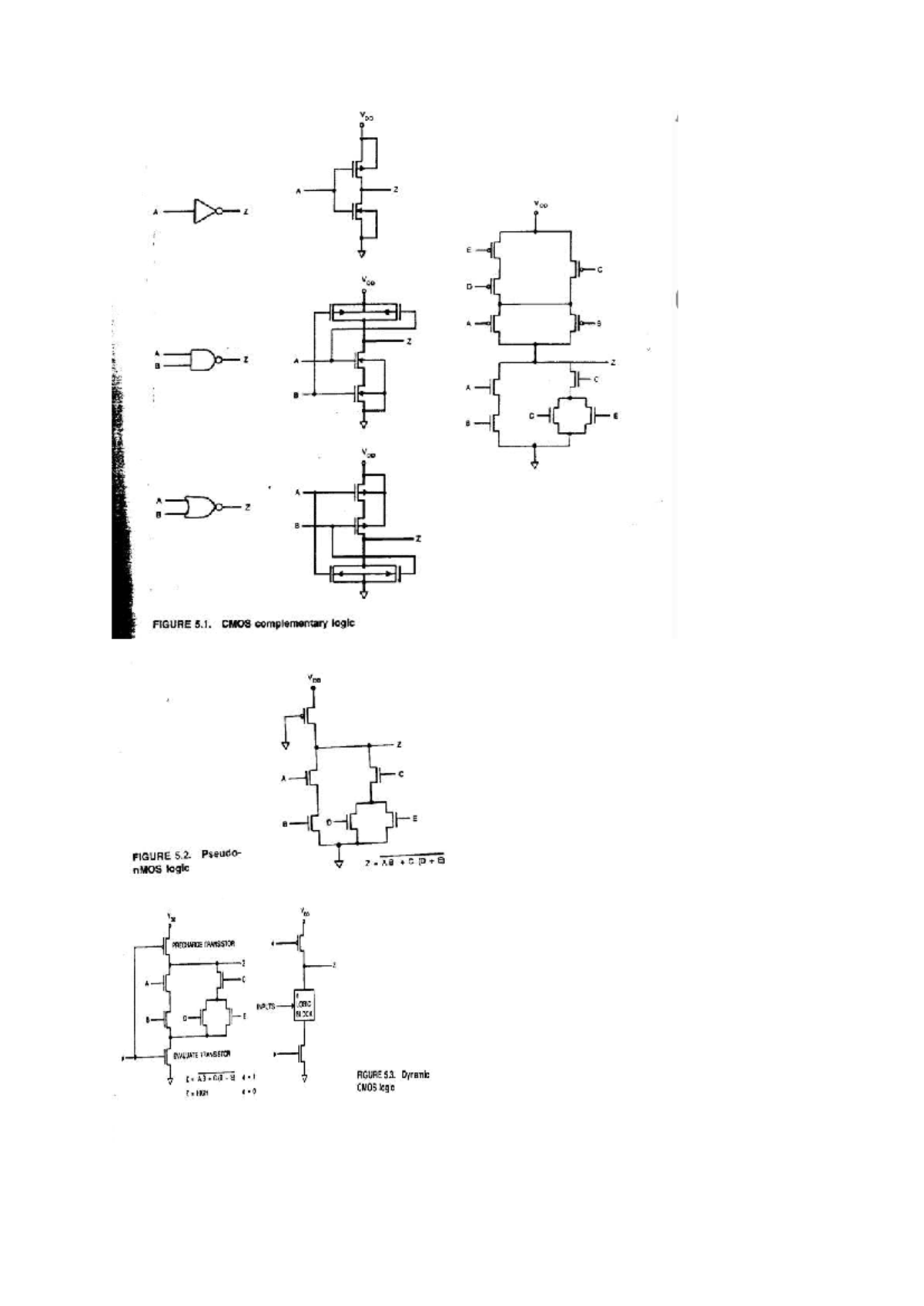 CMOS Logic Diagrams and Notes - 4th Module - Studocu