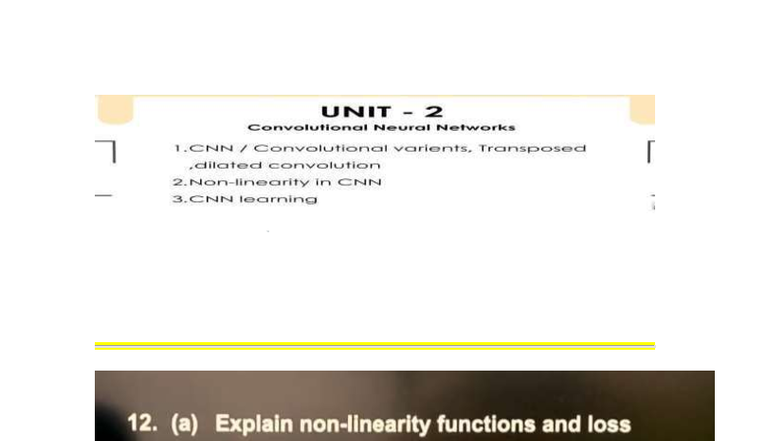 Unit 2 deep learning - important question with answer - 1. CNN ...