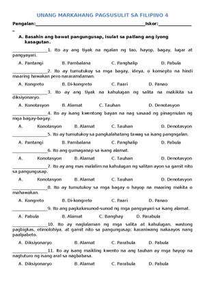 F4 Q1 0103 SG - PPT - Yunit 1: Alamat Denotasyon at Konotasyon - Aralin ...