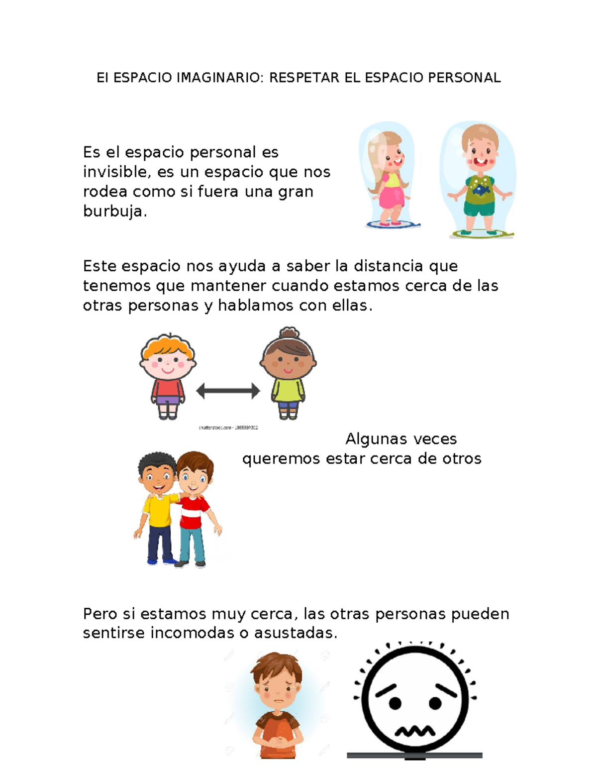 Espacio Personal: Importancia y Respeto en la Interacción Social - Studocu