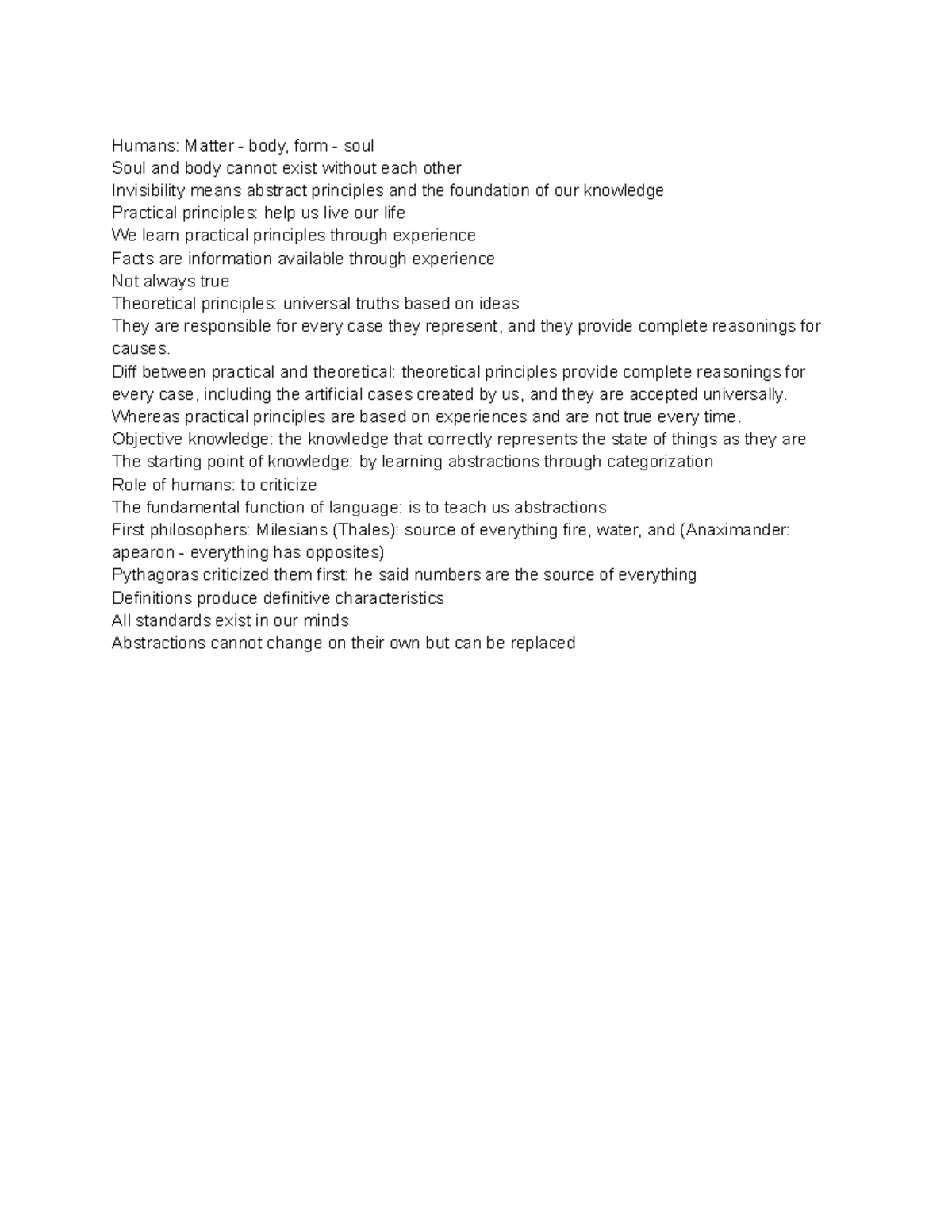 Philosophy about the soul - Humans: Matter - body, form - soul Soul and ...