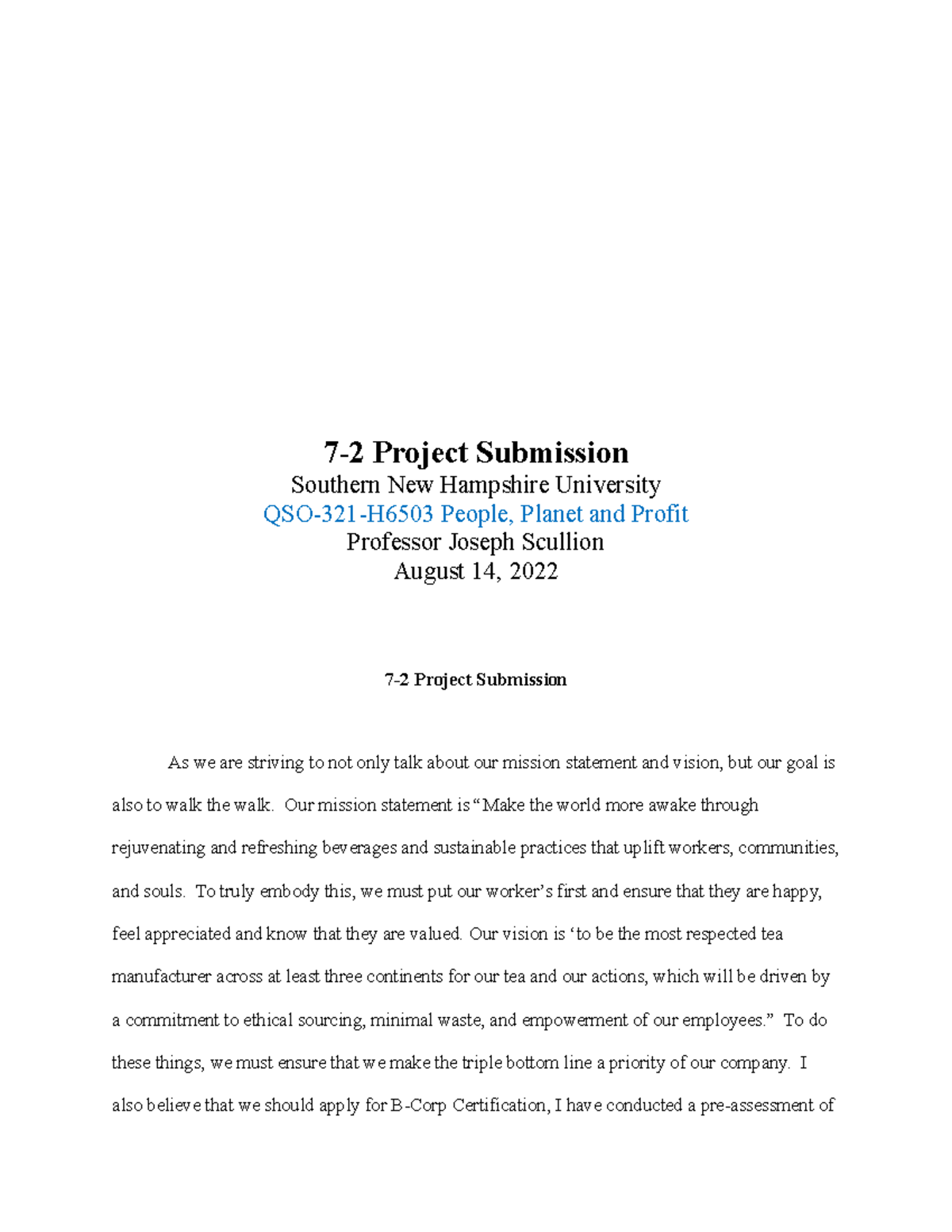 7-2 Project Submission - 7-2 Project Submission Southern New Hampshire ...