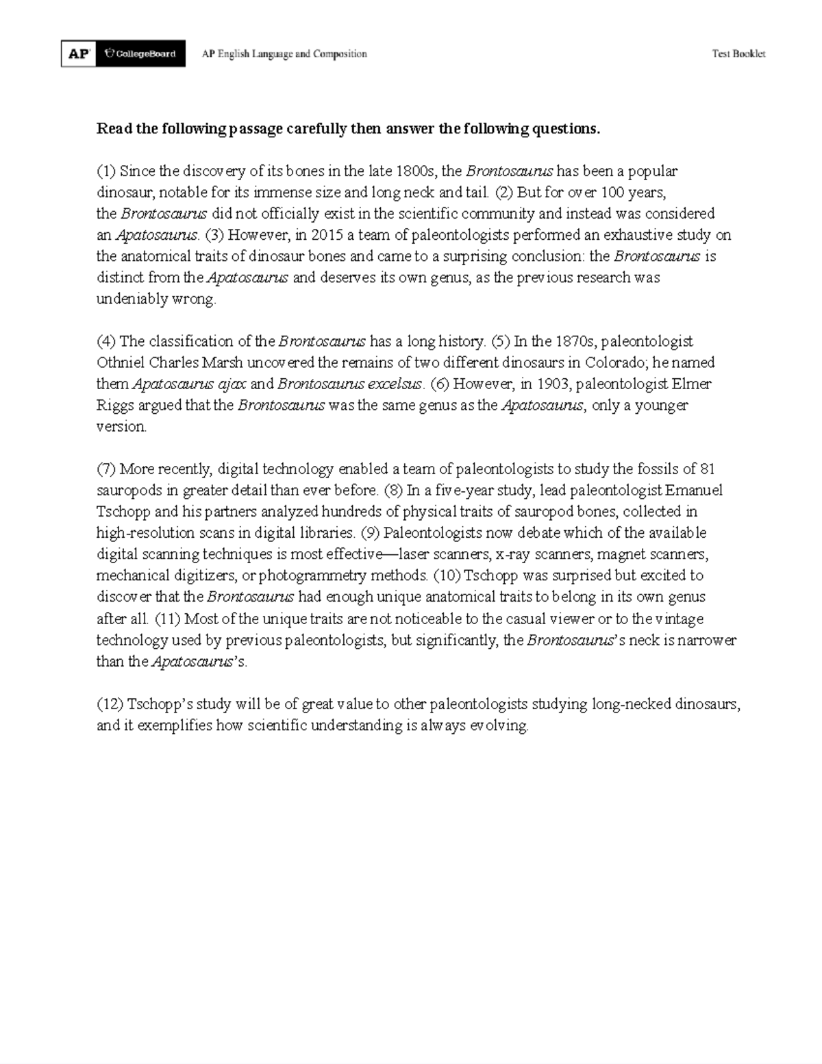 AP English Language & Composition Unit 5 – MCQ (Writing Questions ...