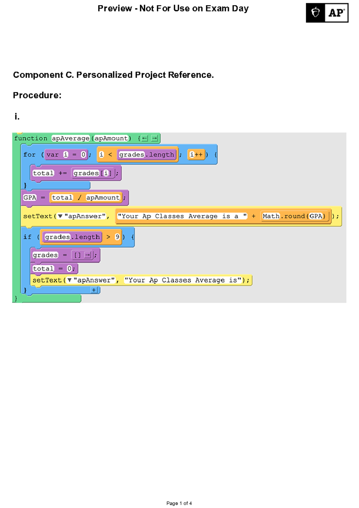 0Z7782XY PPR - asd - BAS 2875 - Procedure: Component C. Personalized ...
