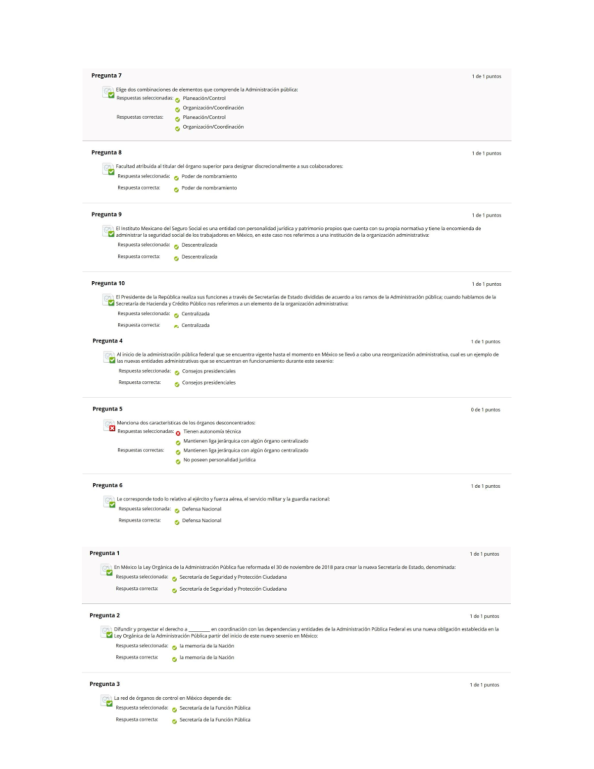 ADMINISTRACIÓN PÚBLICA ACT 4 - Preguntas y Respuestas Clave - Studocu