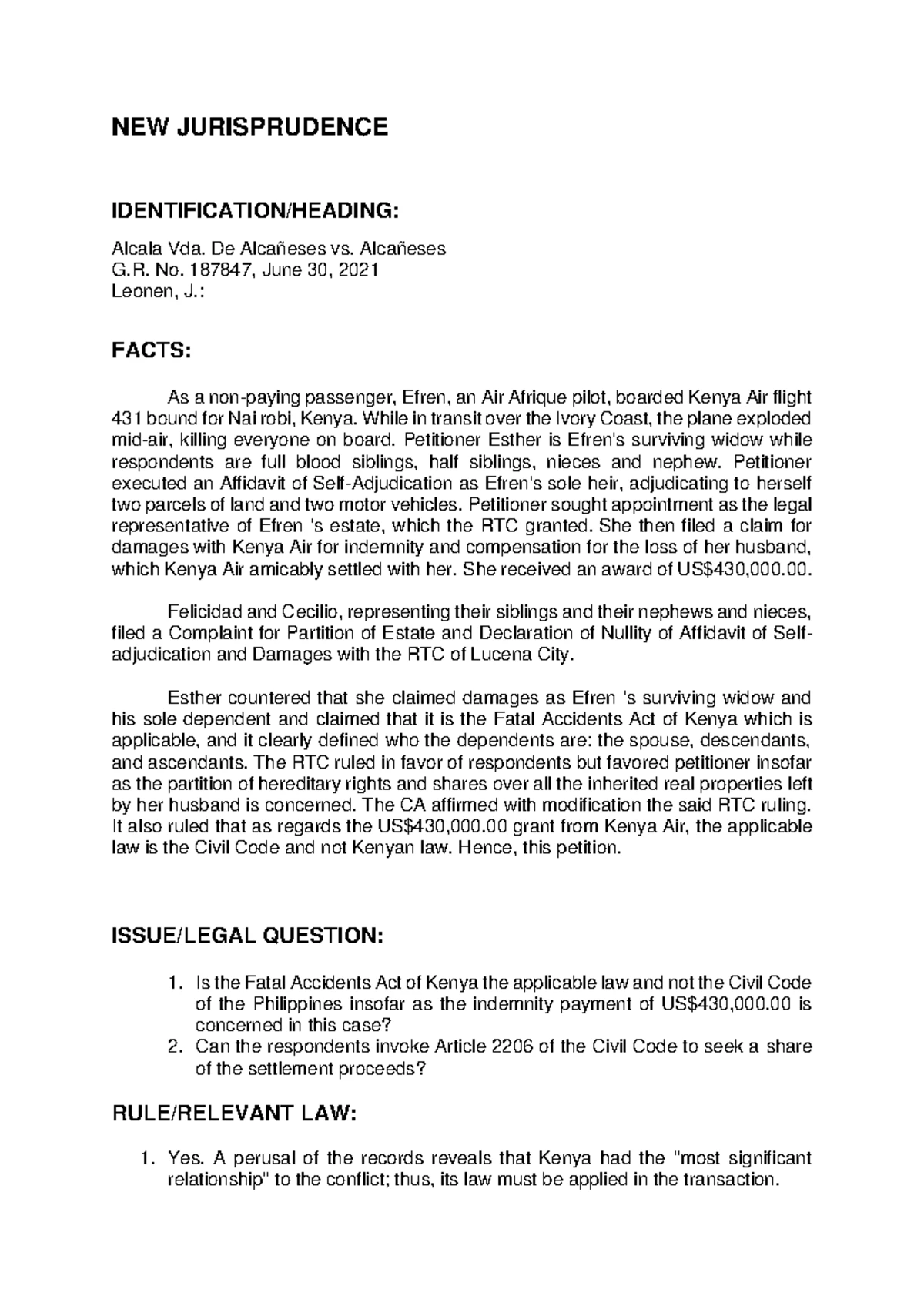 Civil Code: Fortuitous Events, Delay, and Contract Validity Explained ...