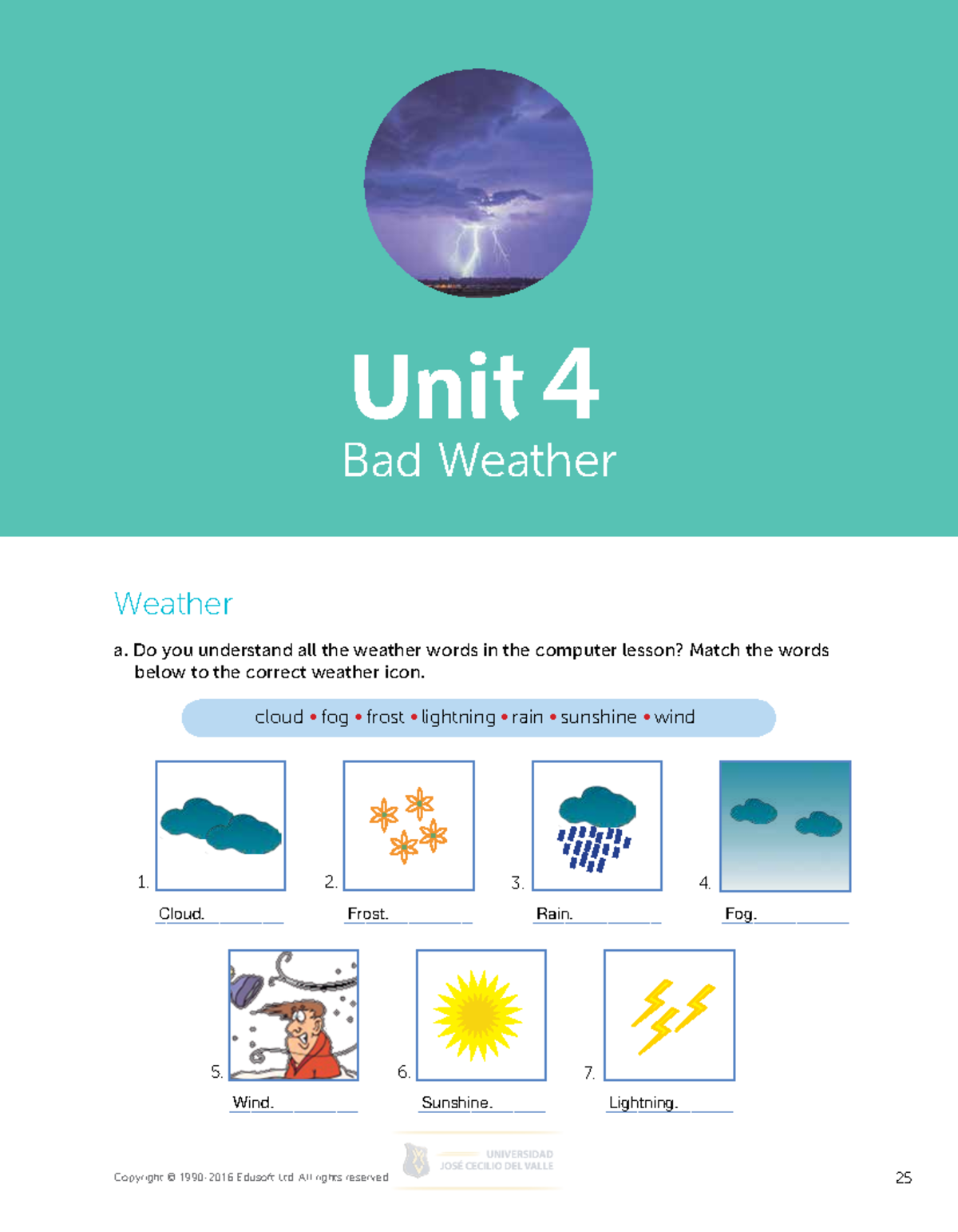 2022110327 Weather Workbook Activity - Lesson 04 Notes - Studocu