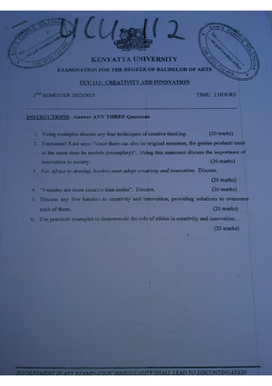 [Solved] Using relevant examples explain the relationship between design - creativity and ...