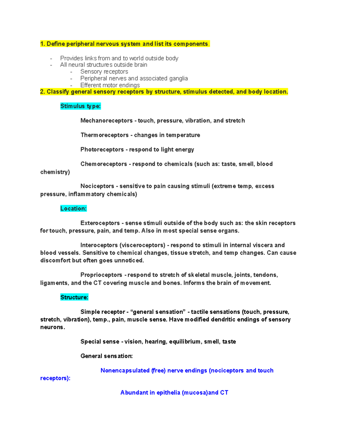 Autonomic Nervous System: Structure, Function & Overview (BIO 101 ...