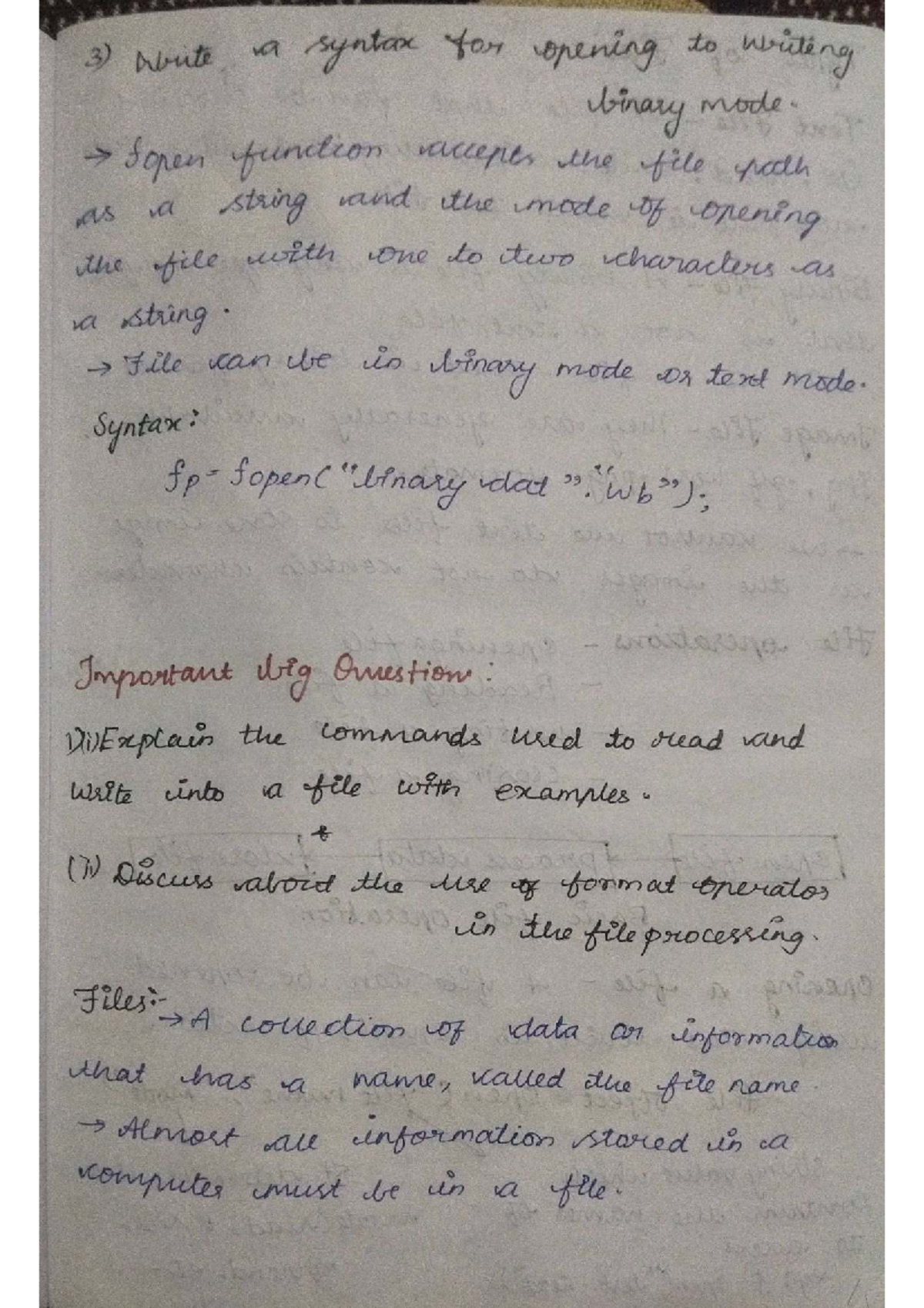 OS Lab Manual: Binary File Operations & Syntax Explained - Studocu