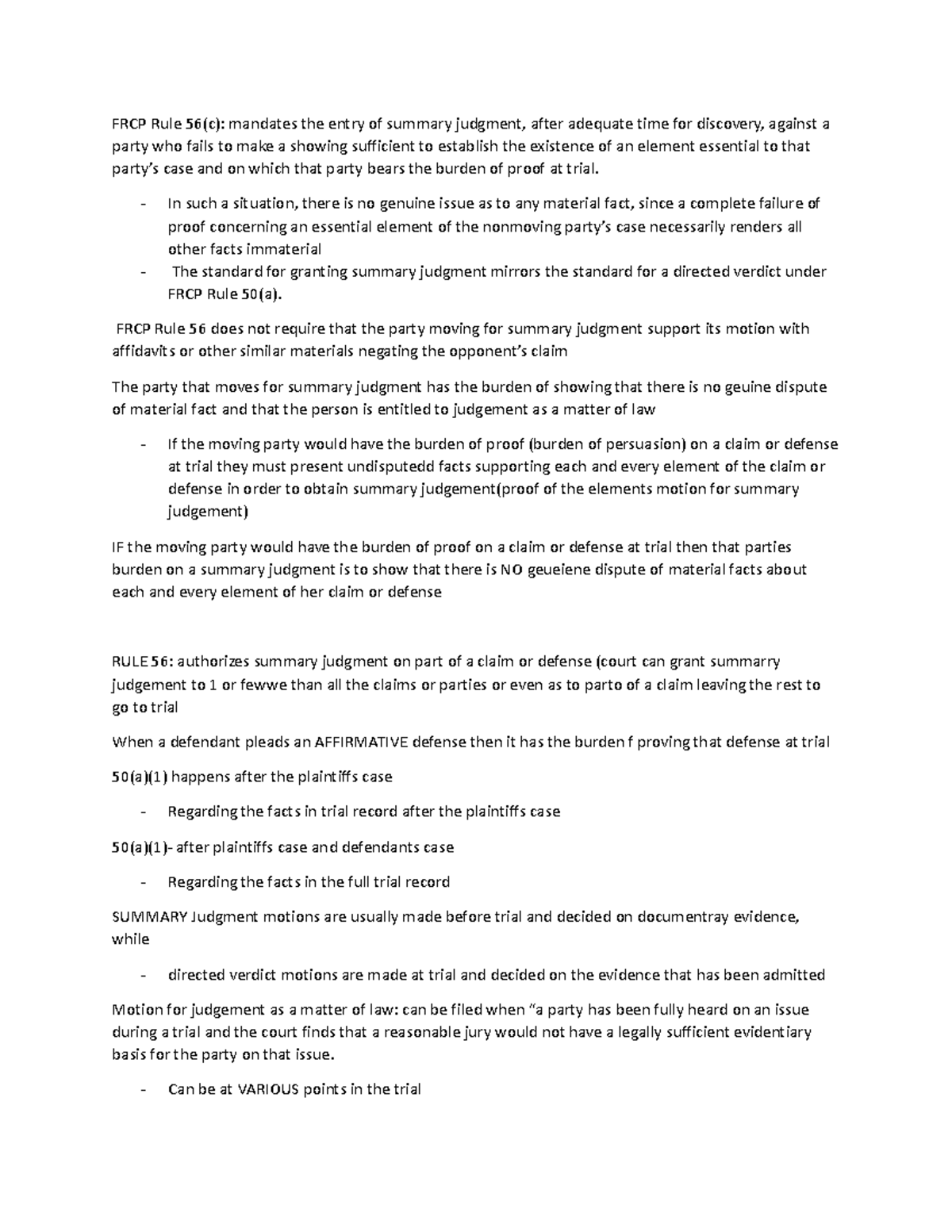 The court in Slaven never specifically addressed the issue o - FRCP ...