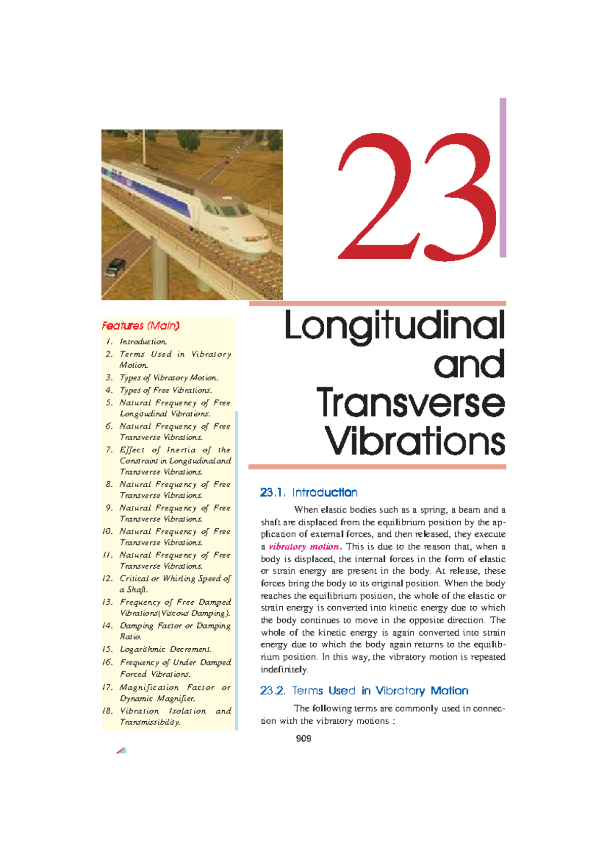 Chapter 23: Longitudinal and Transverse Vibrations (Theory of Machines) - Studocu