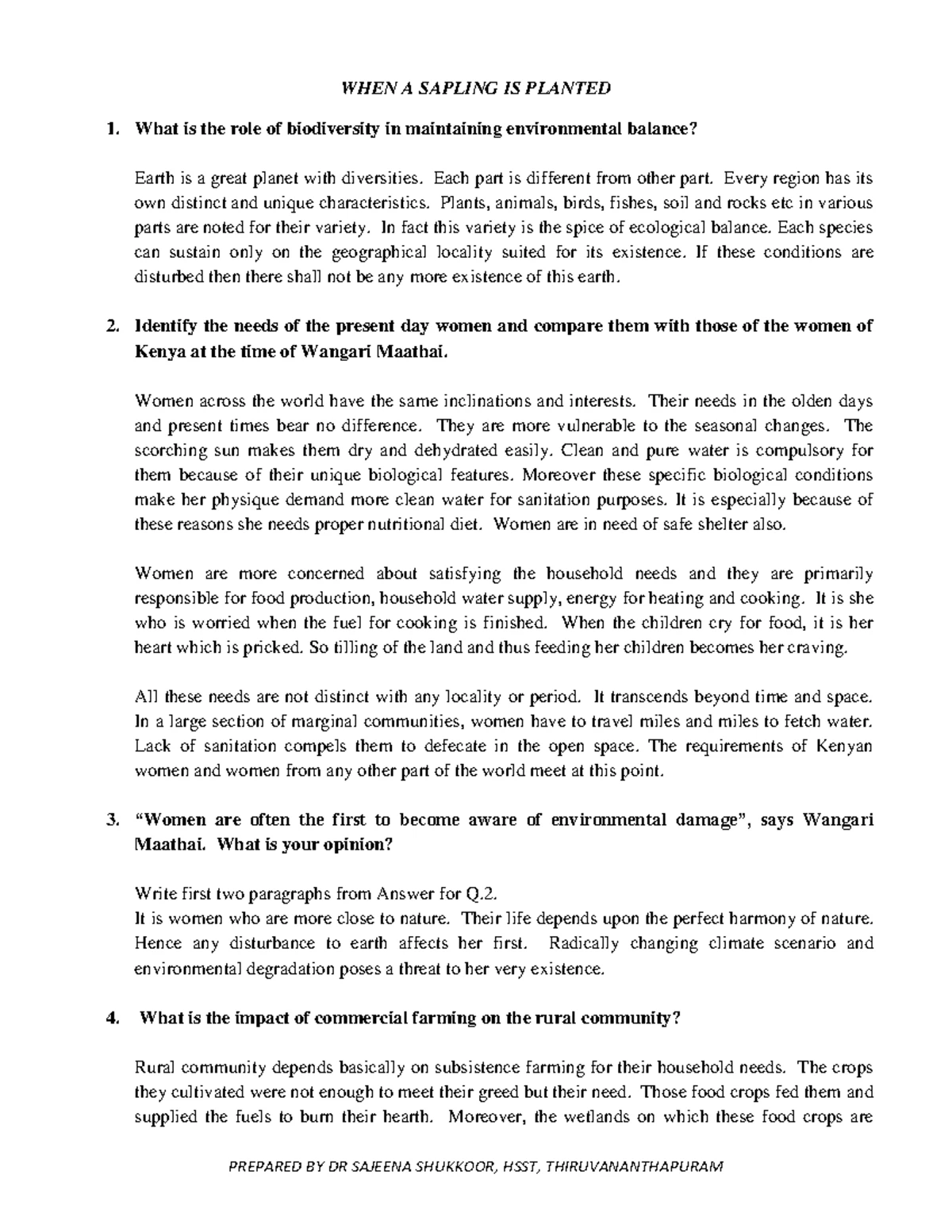 Unit 3 Chapter 2 Didi - hsslive notes - Kerala Plus Two English ...