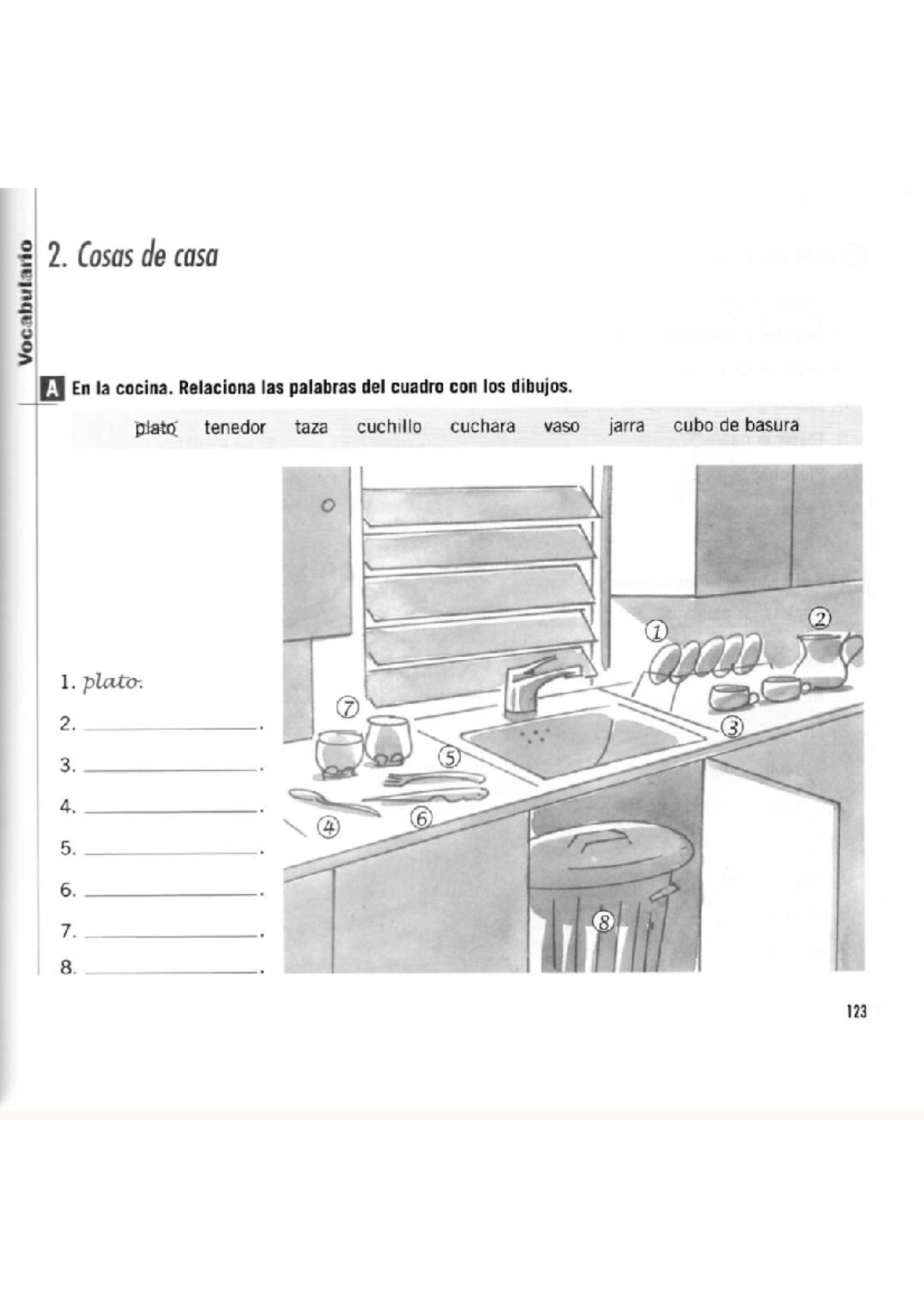 Vocabulario Casa y Tareas del Hogar A1-A2: Ejercicios y Actividades ...