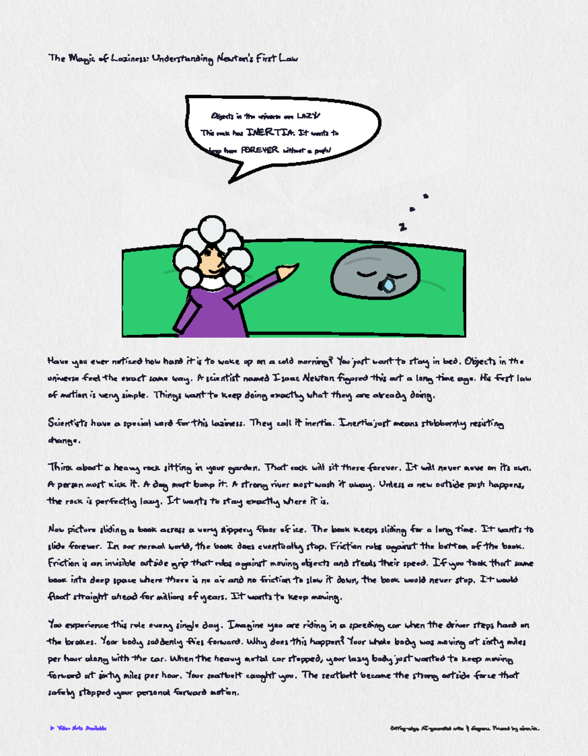 Newton first law - Have you ever wondered why you spill your coffee ...