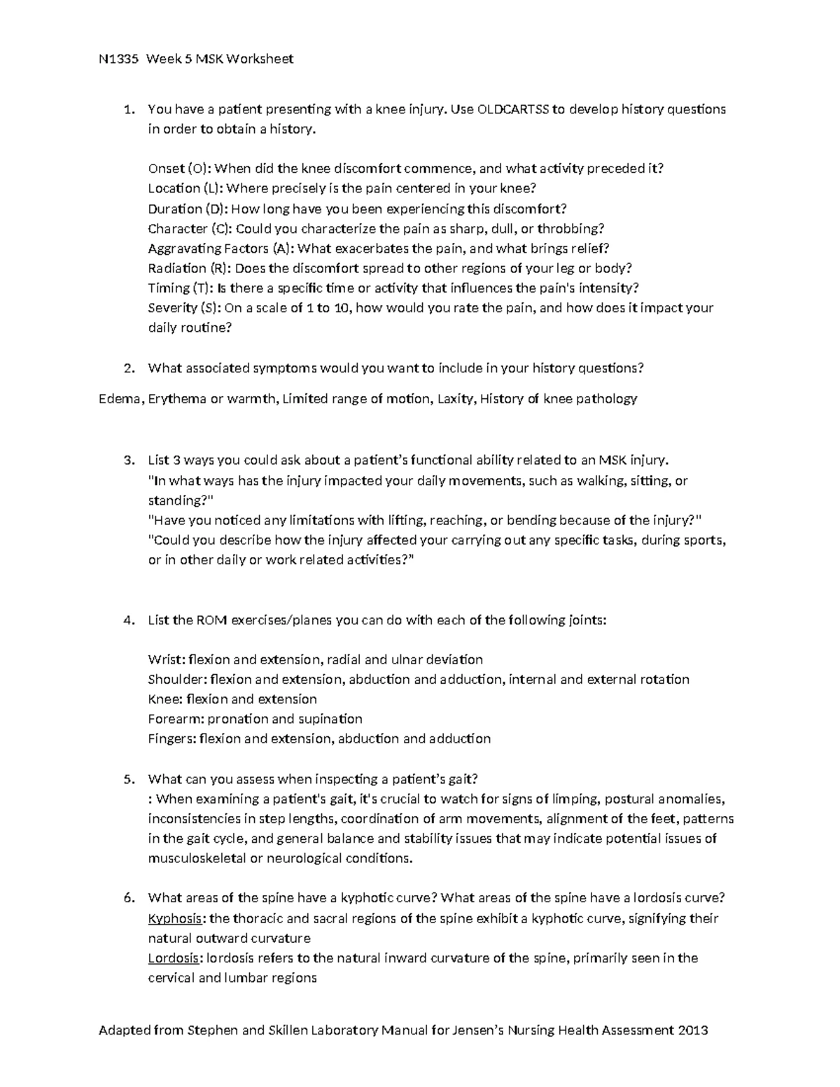 CNO Documentation Practice Standards: Revised 2008 Overview - Studocu