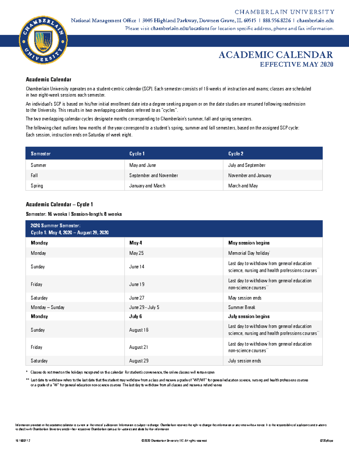 9- 2020-2021 Academic Calendar - ACADEMIC CALENDAR EFFECTIVE MAY 2020 ...