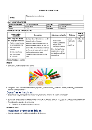 PLAN Anual EPT 1° SEC 2024 - PLANIFICACIÓN CURRICULAR ANUAL DE EPT 2024 I. DATOS INFORMATIVOS: 1 ...