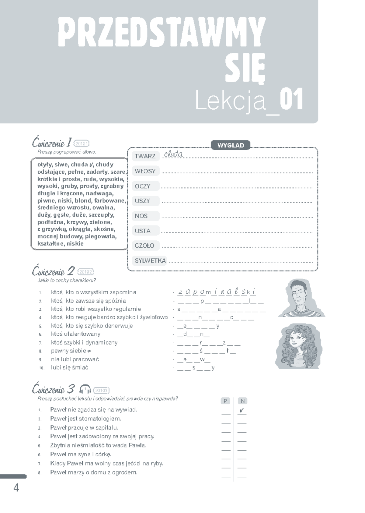 531348023 Krok Po Kroku A2 Lekcja 01 Odpowiedzi i Ćwiczenia - Studocu