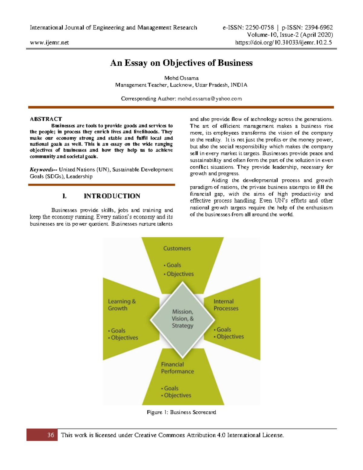 Objectives of Business: An In-Depth Essay Analysis for MGMT 101 - Studocu