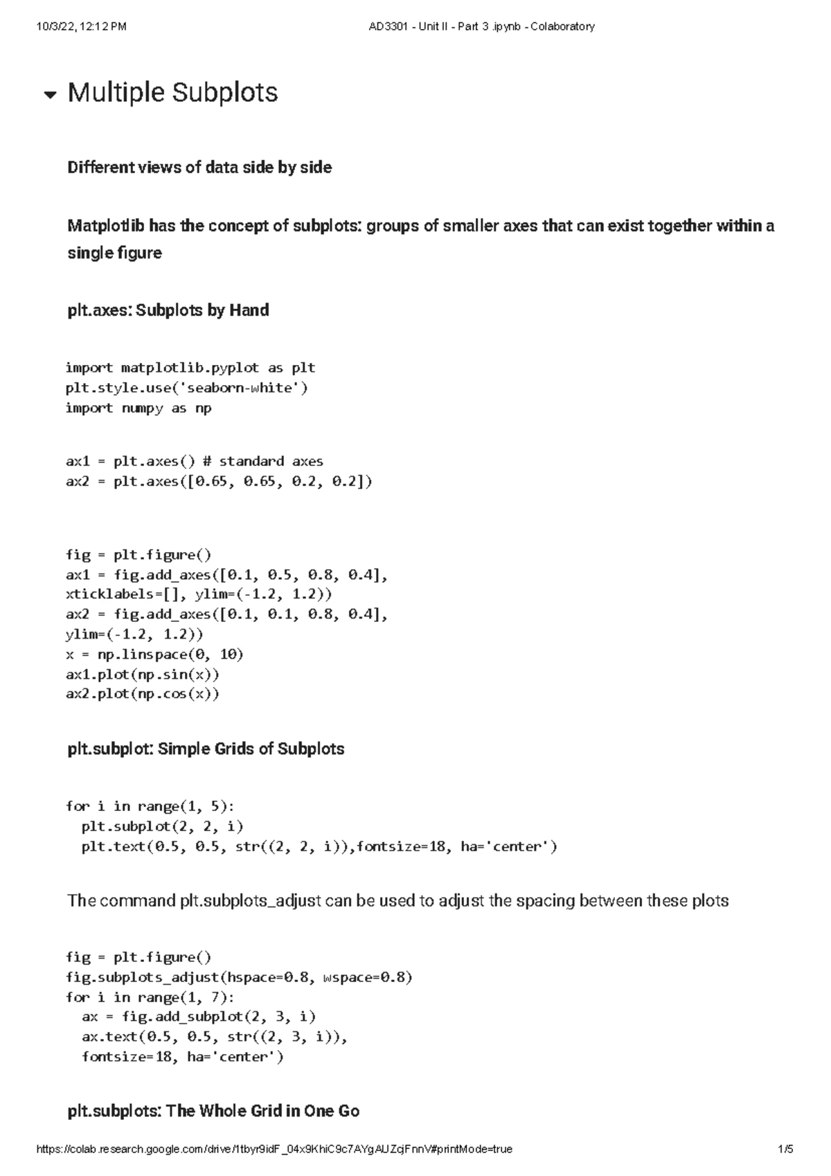 23AD311 - FDS - Unit 3 - Pandas worked Problems 1.ipynb - Colab ...