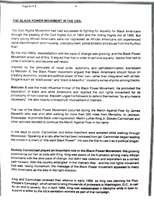 GRADE 12 PAPER 2 ESSAY 2025: CIVIL RESISTANCE & BLACK CONSCIOUSNESS ...