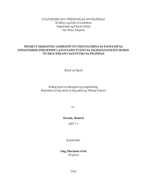 The Mananambals and Their Functions in Philippine Culture - Crisol 5 ...
