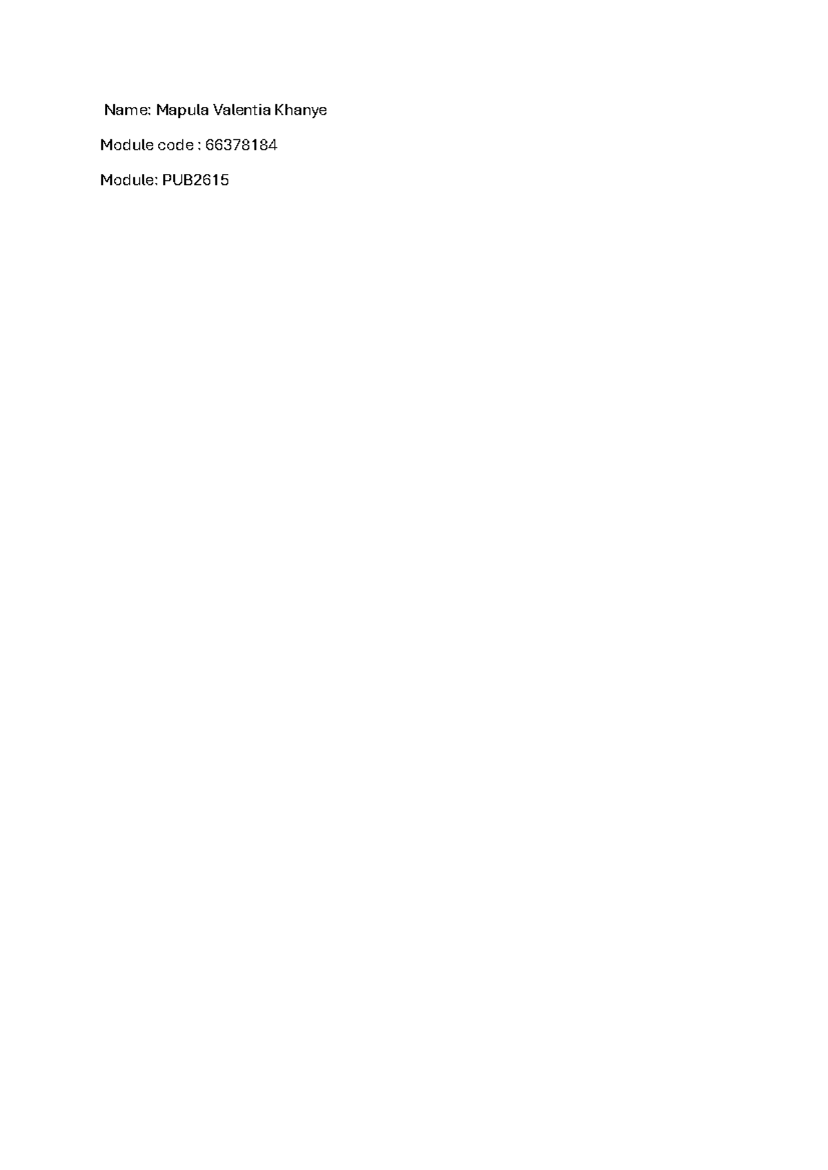 PUB2615 final exam - project management strategies and considerations ...