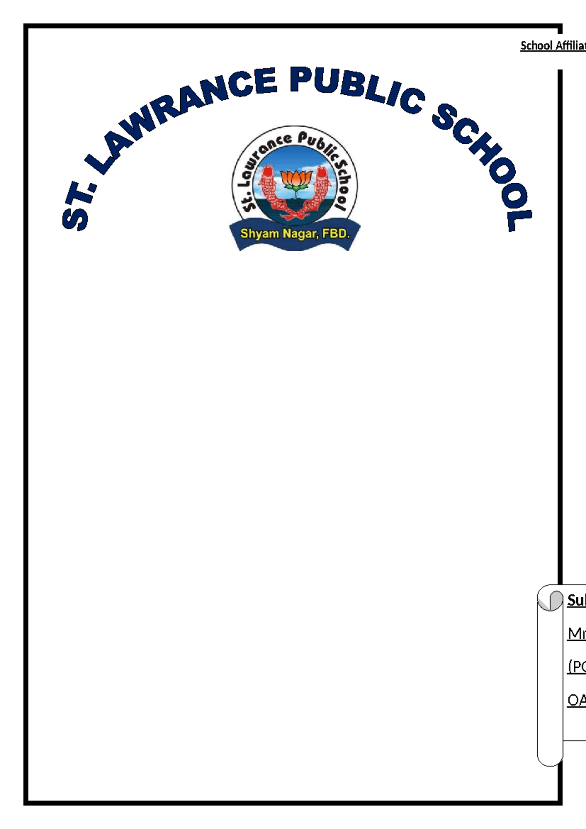 Project Template - dfvdfsve - law and policy - School Affiliati Sub Mr ...
