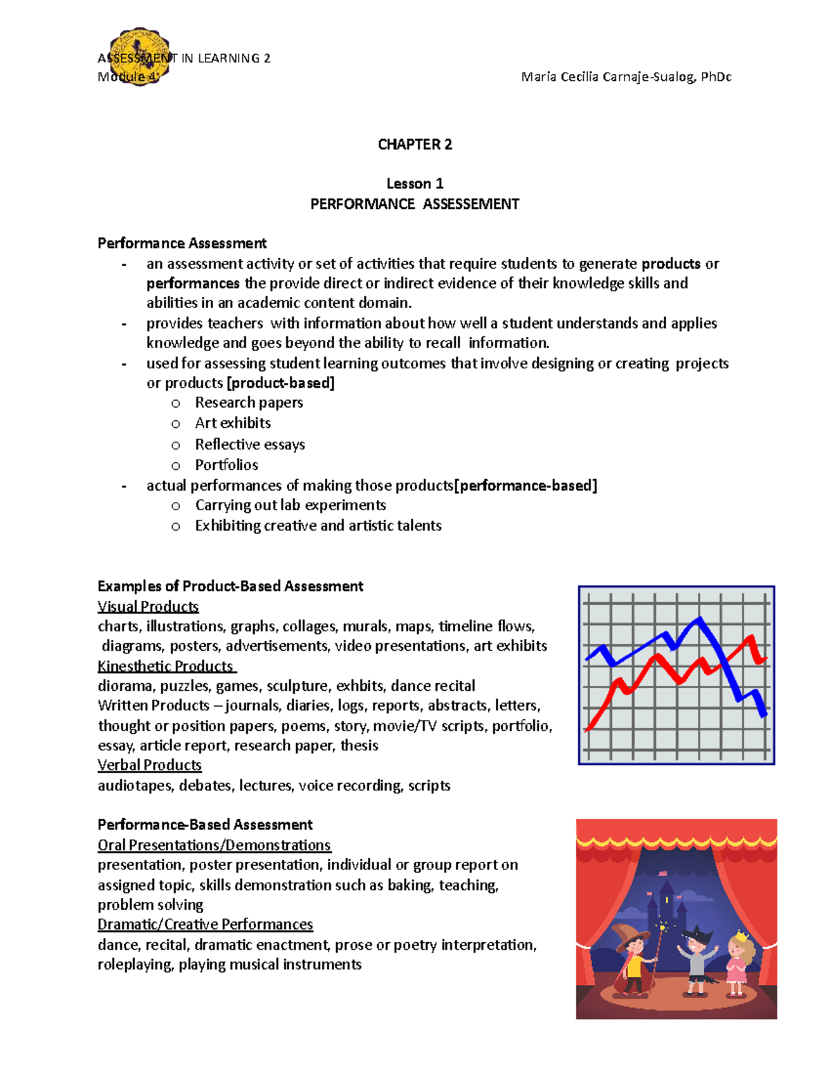 Module 4 Performance Assessment - Module 4 Maria Cecilia Carnaje-Sualog ...