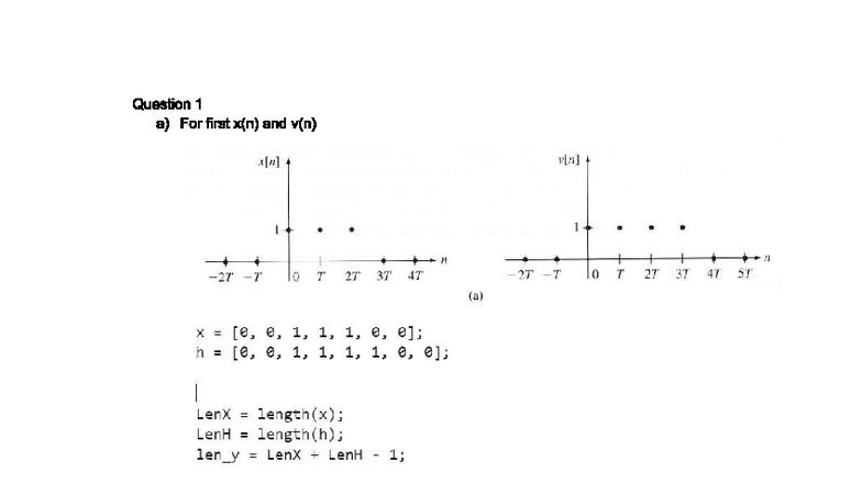 Lab 2: Manual Convolution Analysis for Question 1 - Studocu